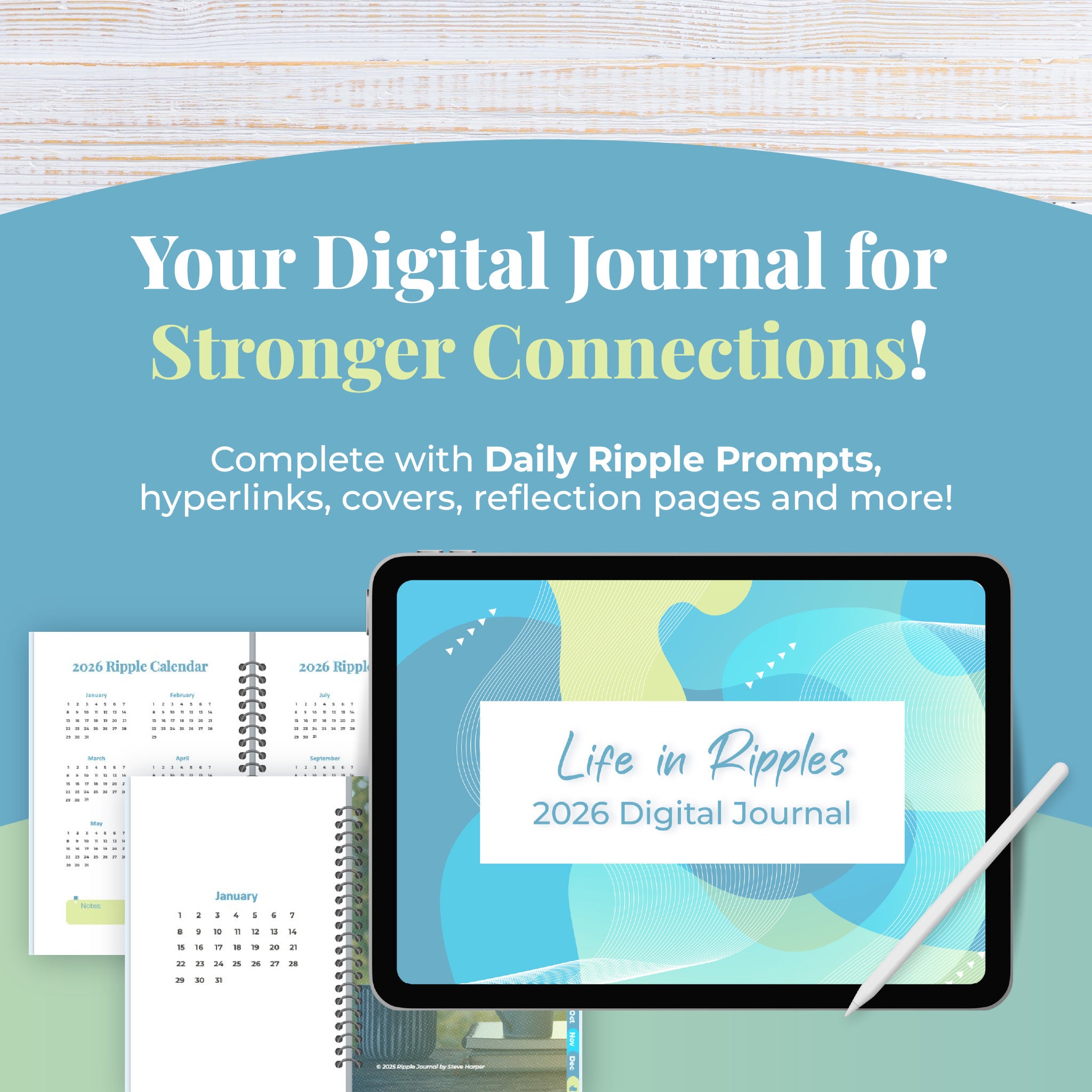 Life in Ripples: 2026 Digital Journal – Ripple Shop